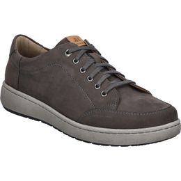 Josef Seibel Herren Sneaker "David 03, granit-kombi", Gr. 45, grau, Obermaterial: 100% Rindsleder Leather cow., Schuhe