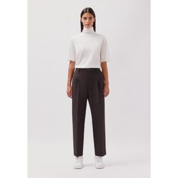 Herren Chinohosebraun, Gr. 52, STUDIO SEIDENSTICKER, unifarben, 98% Polyester, 2% Elasthan, Hosen