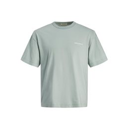 Jack & Jones Jack & Jones T-Shirt 'Mykonos' Herren Gr&ouml;&szlig;e XS gelb / gr&uuml;n / mint / wei&szlig;