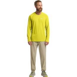 Jack Wolfskin Herren Langarmshirt "PRELIGHT SWIFT LS M", gr&uuml;n, Gr. XL, Obermaterial: 100% Polyester, Shirts