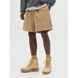 Jack & Jones JACK & JONES Herren Shorts "JPSTBILL CORDUROY JOGGER SHORTS SRT SN", braun, Gr. S, unifarben, Web, Obermaterial: 100% Baumwolle, Hosen, Aus Cord