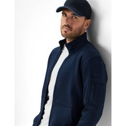 Brax Herren Sweatjacke "Style SCOTT", blau, Gr. XL, 70% Baumwolle, 30% Polyester, Sweatjacken
