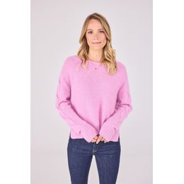 LIEBLINGSST&Uuml;CK LIEBLINGSST&Uuml;CK Damen Rundhalspullover "AmairaL", rosa, Gr. 48, clean, unifarben, Strick, Obermaterial: 33% Alpaka, 33% Wolle, 31% Nylon, 3% Elasthan,