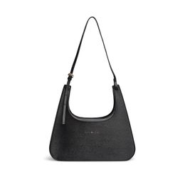 Tommy Hilfiger Damen Schultertasche "TH MODERN SHOULDER BAG"schwarz, Lederimitat, Taschen, Umh&auml;ngetasche, Handtasche, Tragetasche mit Logopr&auml;gung
