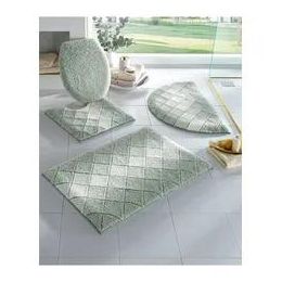 Badematte Hagemann Gr. 3, kalkmint, rechteckig (60cm x 90cm ), 1 Stk., Badematten, Badematte