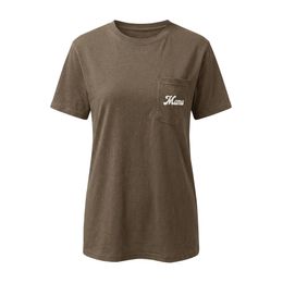Imily Bela T-Shirt Damen Gr&ouml;&szlig;e XL braunmeliert