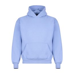 DROPSIZE Herren Kapuzenpullover "Dropsize HEAVY OVERZIZE EMBO HOODIE"blau washed, Gr. S, mehrfarbig, 70% Baumwolle, 30% Polyester, Pullover