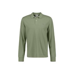 Gant Herren Poloshirt "Poloshirt Regular Shield Longsleeve Pique Rugger 1er Pack", gr&uuml;n, Gr. 5XL, Obermaterial: 100% Baumwolle CO., Shirts