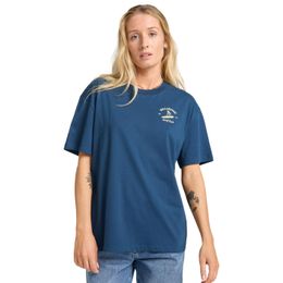 Billabong Damen T-Shirt "Catch Feelings", blau, Gr. XL, Obermaterial: 100% Walkfrottier;, Shirts