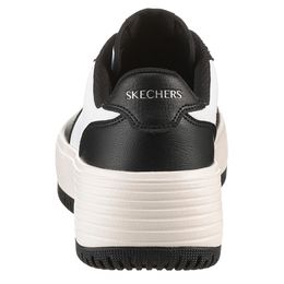 Skechers Damen Sneaker "GRAND 92-STEADY WINNING", Gr. 41, schwarz-wei&szlig;, Lederimitat, kontrastfarbene Details, Schuhe, Retro Sneaker, Plateausneaker
