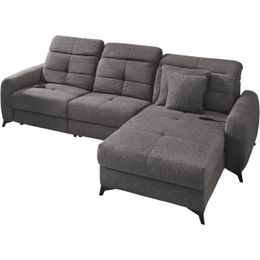 Jockenh&ouml;fer Ecksofa, B:288cm T:110cmgrau 432, 09, JOCKENH&Ouml;FER GRUPPE, Korpus: 100% Polyester;Kissen: 100% Polyester, Wohnzimmer, Sofas, "Chillout L-Form, B: 288