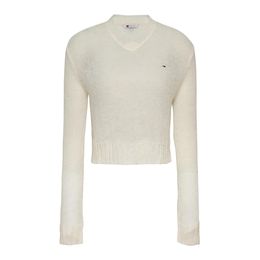 Tommy Jeans Pullover Damen Gr&ouml;&szlig;e XS wei&szlig;