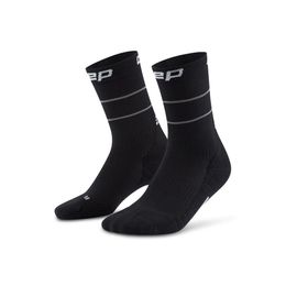 CEP Pro Run Reflective Mid Cut Socks Bekleidung Herren schwarz