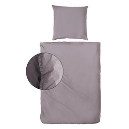 Bettw&auml;sche Primera, rosa, Renforc&eacute;, Obermaterial: 100% Baumwolle, Bettw&auml;sche, "Renforce Stonewashed", jedes Teil ein Unikat, gewaschene Used Optik