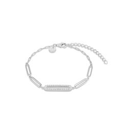 Tom Tailor Damen Armband Silber 925 - Stein Zirkonia wei&szlig;, silber, Gr. ONESIZE