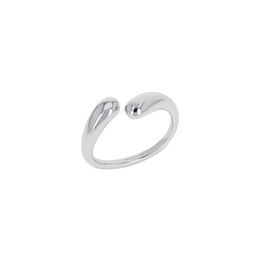 Tom Tailor Damen Fingerring aus Edelstahl silber, silber, Gr. 54/17