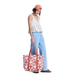 Roxy Damen Strandtasche "Gold Dust Girl", rot, Baumwolle, Taschen