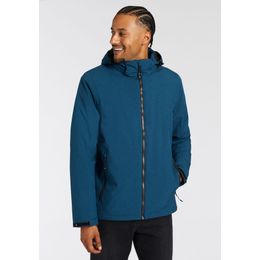 Killtec Herren Outdoorjacke, blau, Gr. L, Obermaterial: 100% Polyester, Jacken