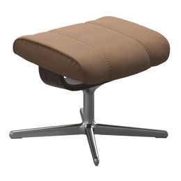 Fu&szlig;hocker stressless, B:54cm H:41cm T:39cm, braun, Leder BATICK: BATICK ist ein leicht korrigiertes, durchgef&auml;rbtes und genarbtes M&ouml;belleder, bei dem