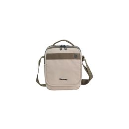 DISCOVERY Damen Schultertasche "Downtown"sand, Kunstfaser, mehrfarbig, Taschen, Kleine Discovery Umh&auml;ngetasche aus RPET Polyester