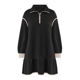 Imily Bela Kleid Damen Gr&ouml;&szlig;e 38 hellbeige / schwarz Sommerkleid