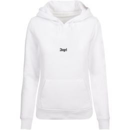 MISS TEE Damen Kapuzensweatshirt "Miss Tee Damen Angel Wings Hoody"wei&szlig;, Gr. M, unifarben, 65% Baumwolle, 35% Polyester, Sweatshirts