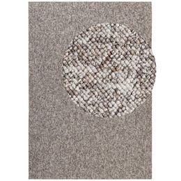 Teppich ELLE DECORATION, B:240cm H:10mm L:340cm, braun, Polypropylen, Wohnzimmer, Teppiche, "Rocco", L&auml;ufer, waschbar, Wohnzimmer, Esszimmer,