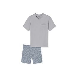 Schiesser Herren Schlafanzug "Pyjama", Gr. XXL, grau, Obermaterial: 100% Baumwolle CO., Homewear-Sets