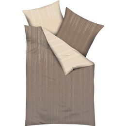 Wendebettw&auml;sche Kaeppel, braun, Mako-Satin, Obermaterial: 100% Baumwolle, Bettw&auml;sche, "Vertigo"