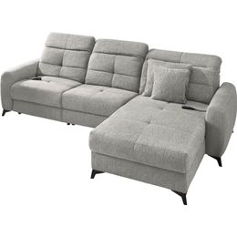 Jockenh&ouml;fer Ecksofa, B:288cm T:110cmhellgrau 432, 19, JOCKENH&Ouml;FER GRUPPE, Korpus: 100% Polyester;Kissen: 100% Polyester, Wohnzimmer, Sofas, "Chillout L-Form, B: