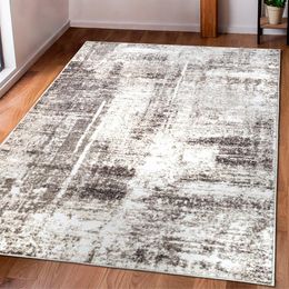 Teppich OTTO HOME, B:240cm H:9mm L:320cm, beige, Kunstfaser, Wohnzimmer, Teppiche, "Salsa", mit besonders weichem Flor, Kurzflor, im Vintage-Look,