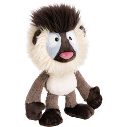 Nici Kinder Kuscheltier "Wild Friends, Mandrill Matuto, 24 cm schlenkernd"grau, B:12cm H:24cm L:10cm, Pl&uuml;schfiguren