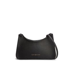 Tommy Hilfiger Damen Umh&auml;ngetasche "TH MODERN CROSSOVER"schwarz, Lederimitat, Taschen, Damen Tragetasche, Abendtasche, Handtasche mit Logoschriftzug
