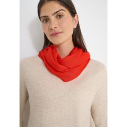 Cecil Damen Loop, rot, unifarben, Stoff, 100% Viskose, Modet&uuml;cher, Basic