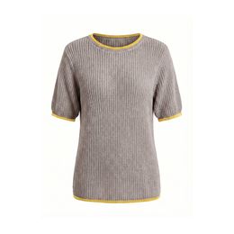 Imily Bela Pullover Damen Gr&ouml;&szlig;e S gelb / taupe