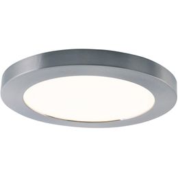 N&auml;ve N&Auml;VE LED Deckenleuchte "Bonus", 1, &Oslash; 22,5cm H: 1,9cm, 1 Stk., wei&szlig;, Wohnzimmer, Leuchten, 3 Lichtfarben, 2-in-1-Optik,Ring chrome magetisch abnehmbar