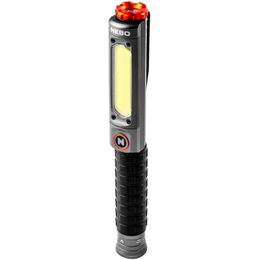 LED Taschenlampe NEBO, H:19,7cm L:2,5cm T:3,2cmgrau, Aluminium, Mobilleuchten, "NEBO BIG LARRY PRO"