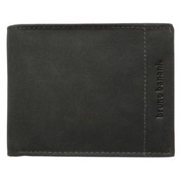 Bruno Banani Damen Geldb&ouml;rseschwarz, Leder, vintage, Kleinlederwaren, im Querformat