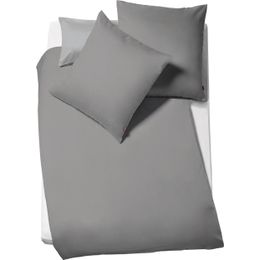 Bettw&auml;sche Fleuresse, grau, Flanell, Obermaterial: 100% Baumwolle, Bettw&auml;sche, "Lech 3089", Edelflanell, Baumwolle, in Gr. 135x200, 155x220, 200x200cm