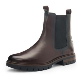 Ara Damen Chelseaboots "CAMBRIDGE", Gr. 5,5, braun, Glattleder, unifarben, Schuhe, Schlupfstiefel in bequemer Schuhweite G (= weit)