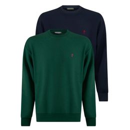 Jacey Quinn Sweatshirt Herren Gr&ouml;&szlig;e M navy / dunkelgr&uuml;n