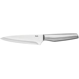 Fissler Universalk&uuml;chenmesser "Essential", Klingenl&auml;nge 13cm, silber, Kochmesser, handlich, Halbkropf, gerade Schneide, gewichteter Griff