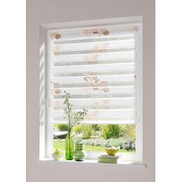 Doppelrollo K-home, B:30cm H:150cmtaupe, Polyester, Rollos, "Delphi", im Fixma&szlig;