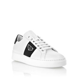 Philipp Plein Damen Sneaker "Sneaker", Gr. 350102, wei&szlig;, schwarz, Schuhe