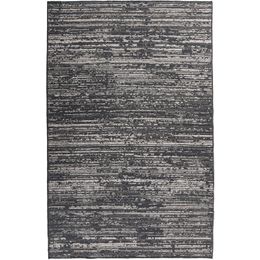 Teppich Kayoom, B:160cm H:8mm L:230cm, grau, Polyester, Wohnzimmer, Teppiche, "Kalevi 100", Flachgewebe