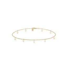 Elli Damen Collier "Choker Kette Sterne Astro 925 Sterling Silber", 36, ohne Stein, Silber 925 (Sterlingsilber), L: 36, gold, Silber 925