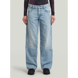 G-Star Raw G-STAR Damen Regular-fit-Jeans "Contor Loose Jeans"sun faded pacific blau, Gr. 31, Obermaterial: 50% Baumwolle, 30% Baumwolle, 20% Baumwolle, Jeans