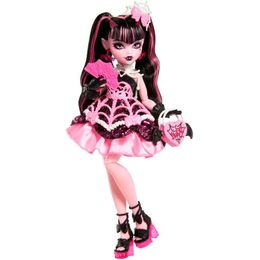 MONSTERHIGH Kinder Anziehpuppe "Monster High schaurig sch&ouml;ner Geburtstag, Draculaura", bunt, Kunststoff, Puppen
