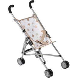 Bayer Chic 2000 CHIC2000 Kinder Puppenbuggy "Roma, Mini-Buggy", rosa, Kunststoff, Metall, Stoff, B:29cm H:57cm T:50cm, Puppenwagen