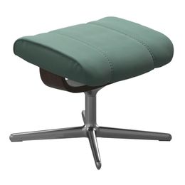 Fu&szlig;hocker stressless, B:54cm H:41cm T:39cm, gr&uuml;n, Leder PALOMA: PALOMA ist ein durchgef&auml;rbtes Semianilin-M&ouml;belleder mit nat&uuml;rlicher Narbung., Garten,